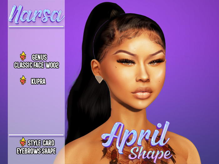 Second Life Marketplace - April Shape │ Genus Classic Face W002