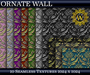 Second Life Marketplace - Ornate Wall 10 Seamless Textures - WonderWall