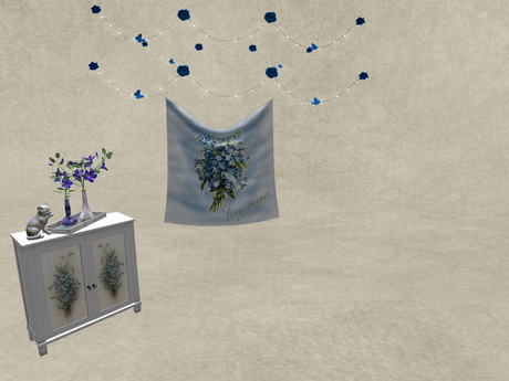 Second Life Marketplace - ForGetMeNot Decor 3 pc set-BOX LI=18