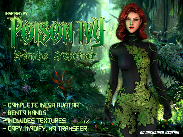 Second Life Marketplace - .:CQ:. Poison Ivy Bento Avatar