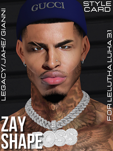 Second Life Marketplace - [LCS] Shape Zay - Lelutka Luka 3.1