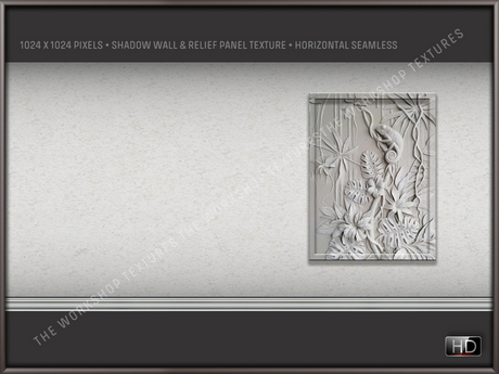 Second Life Marketplace - RELIEF & WALL PANEL TEXTURE- 1
