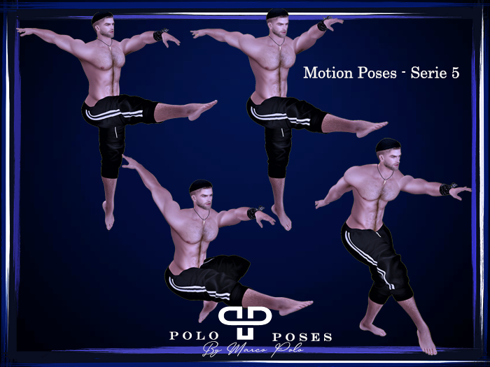 Second Life Marketplace - ::PP:: Polo Poses - Male Bento "Motion Poses ...