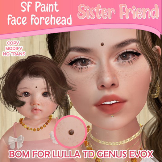 Second Life Marketplace - SF Paint face forehead Pack Heads
