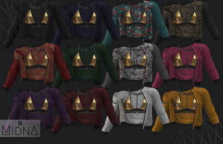 Second Life Marketplace - MIDNA - Yumi Jacket *DEMO*