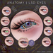 Second Life Marketplace - ANATOMY - LSD Eyes - PINK HIGH DOSE COMMON OMEGA