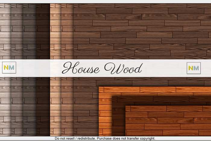 Second Life Marketplace - House Wood Builders Kit 10 Seamless Textures NM