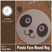Second Life Marketplace - .::Hazeel::. Panda Face Round Rug - BOXED ...