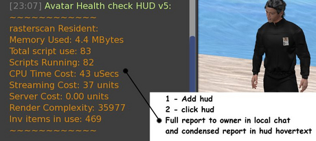 Second Life Marketplace - Avatar script weight HUD