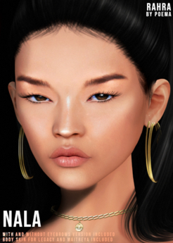 Second Life Marketplace - RAHRA - NALA skin ALABASTER (wear me)