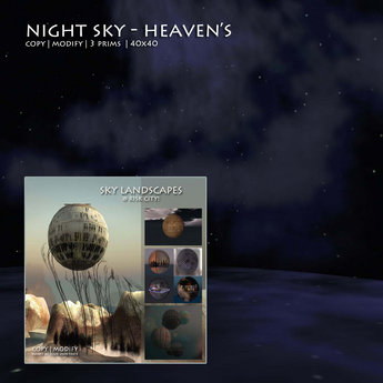 Second Life Marketplace - Sky_landscape NIGHT SKY HEAVENS @ Risk!! (3 ...