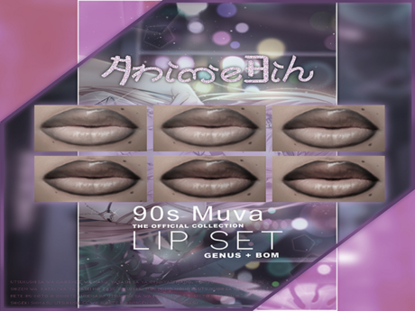Second Life Marketplace - [AB]- 90s Muva Lip Collection Demo