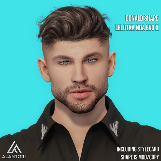 Second Life Marketplace - ALANTORI | Donald Shape for LeLutka Noa Evo X ...