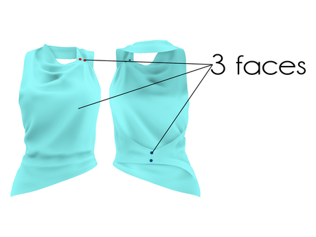 Second Life Marketplace - Dae Obj FBX For Pinned Halter Neck Top ...