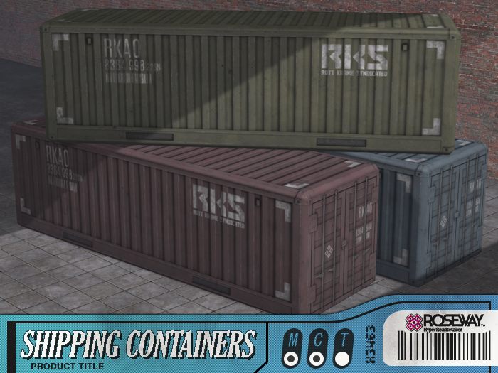 Second Life Marketplace - Shipping Container A ( FREE )
