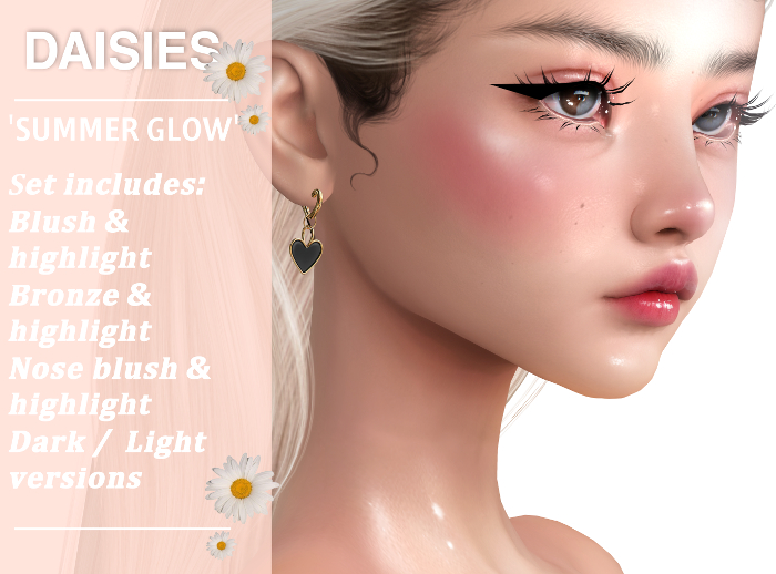 Second Life Marketplace - Daisies - 'Summer Glow' set // BOM