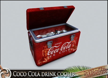 Second Life Marketplace - HeadHunter's Island - Coco cola cooler box ...