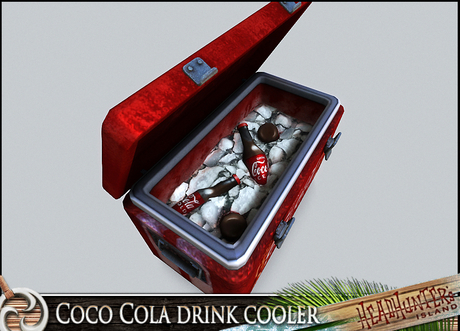 Second Life Marketplace - HeadHunter's Island - Coco cola cooler box ...