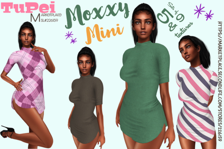 Second Life Marketplace - TuPei Moxxy Mini - Set of 5 for Belleza-Isis