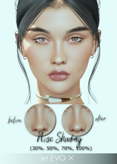 Second Life Marketplace - SSF1 - Nose Shading (Lel EVOX)