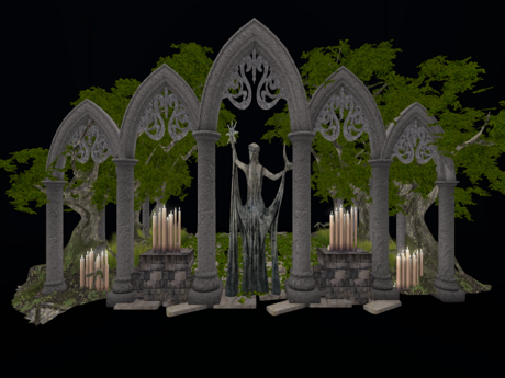 Second Life Marketplace - MC Forest Goddess Courtyard