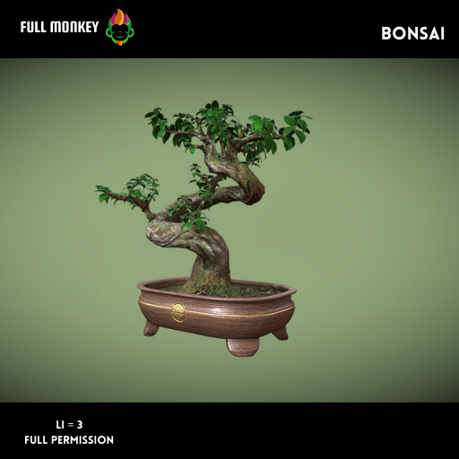Second Life Marketplace - [FULL MONKEY] Bonsai FULL PERM