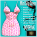 Second Life Marketplace - [R39] Mini Slip Dress-DOTPINK