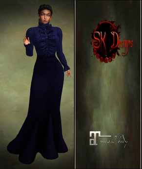 Second Life Marketplace - .::SKD::. Calli Victorian Style Set BLUE ...