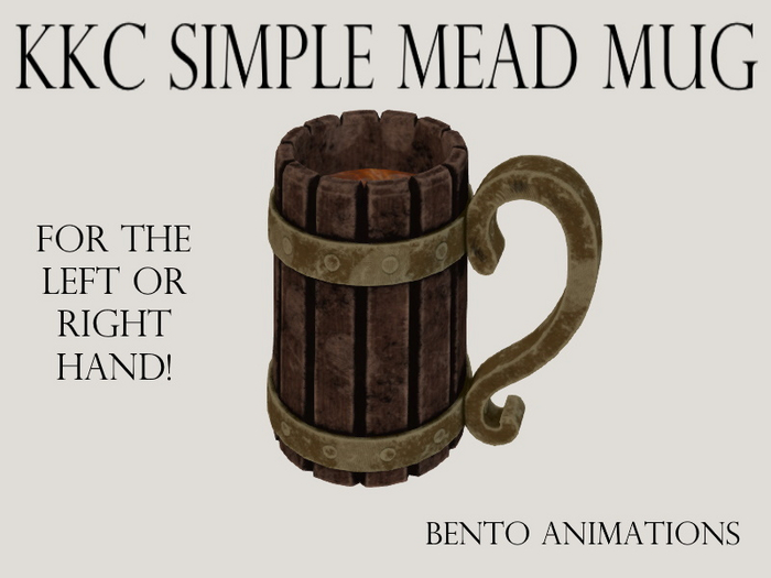 Second Life Marketplace - Kindred KInd Creations - Mead Mug **UPDATED**