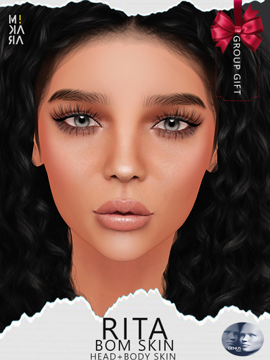 Second Life Marketplace - MIKARA // RITA BOM Skin / GENUS [GIFT]