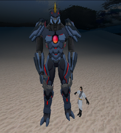 Second Life Marketplace - power rangers megazord mega black dragon avatar