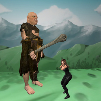 Second Life Marketplace - Animesh Giant with A Club