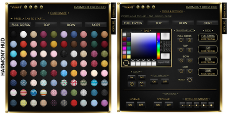 Second Life Marketplace - " VOOH " HARMONY DRESS 80 TEXTURES MIX ...