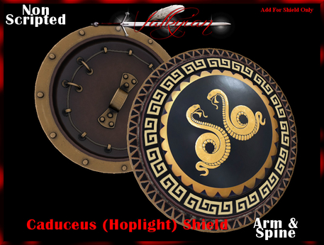 Second Life Marketplace - ~Valkyrian~Caduceus (Hoplight) Shields (ADD)
