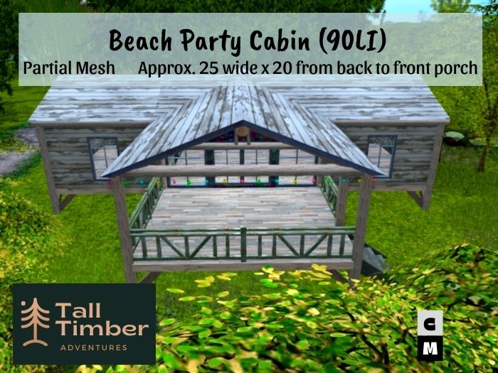 Second Life Marketplace - Beach Party Cabin