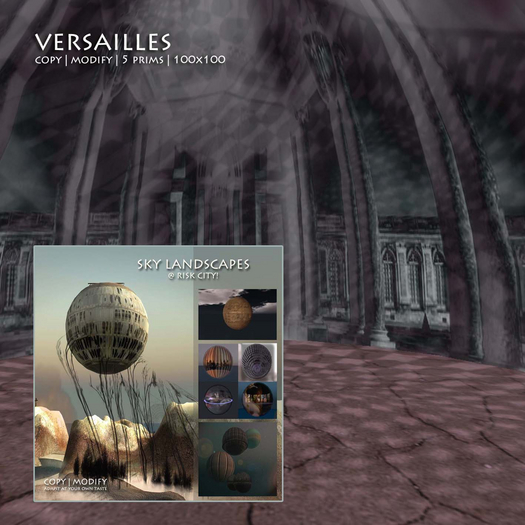 Second Life Marketplace - Sky_landscape VERSAILLES @ Risk! (5 prims ...