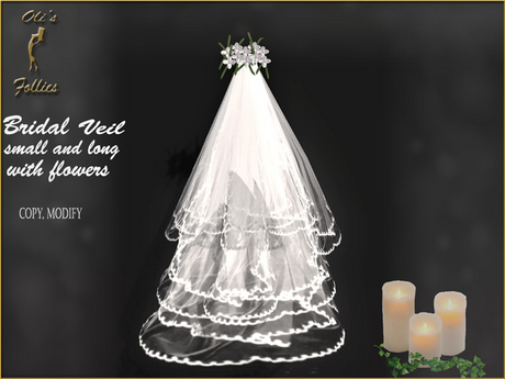 Second Life Marketplace - Oli's Follies wedding veil
