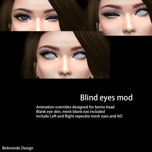 Second Life Marketplace - [bel]blind eye mod (MP)