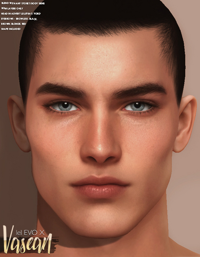 Second Life Marketplace - *Birth* 'Vasean' Lelutka EvoX BOM - Tone 04