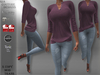 Second Life Marketplace - "GCD" Pisa Henley Shirts Pink