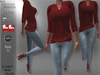 Second Life Marketplace - "GCD" Pisa Henley Shirts Red