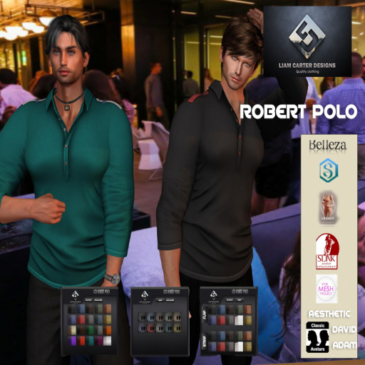 Second Life Marketplace - LCD Robert Polo Shirt