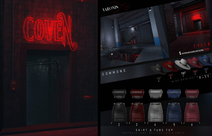 Second Life Marketplace - VARONIS - Coven Background Skybox Scene [RARE]