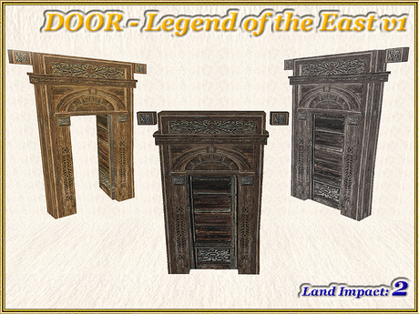 Second Life Marketplace - DOOR - Legend of the East v1 (2 LI) (Full perm)