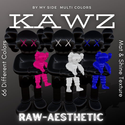 Second Life Marketplace - By My Side// Kawz Onyx Multiple Color *REZ*