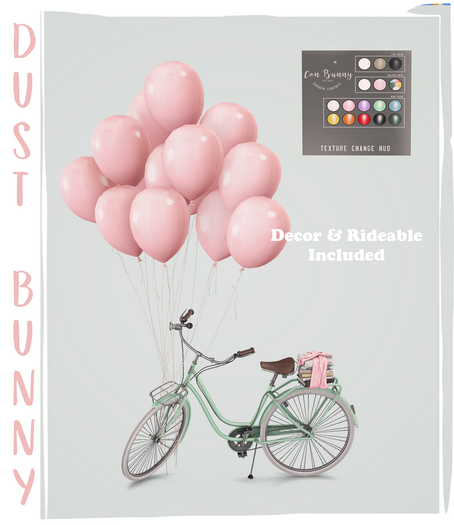Second Life Marketplace - dust bunny . Con - Emma Balloon Bicycle - Boxed