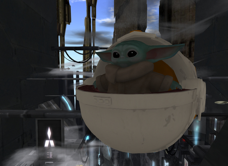 Second Life Marketplace - Baby Yoda + pod follower mpv.