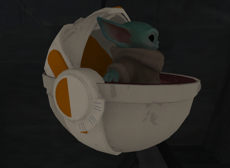 Second Life Marketplace - Baby Yoda + pod follower mpv.