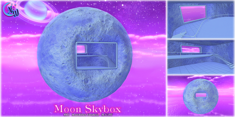 Second Life Marketplace - *NeverWish* Moon Skybox - Fatpack