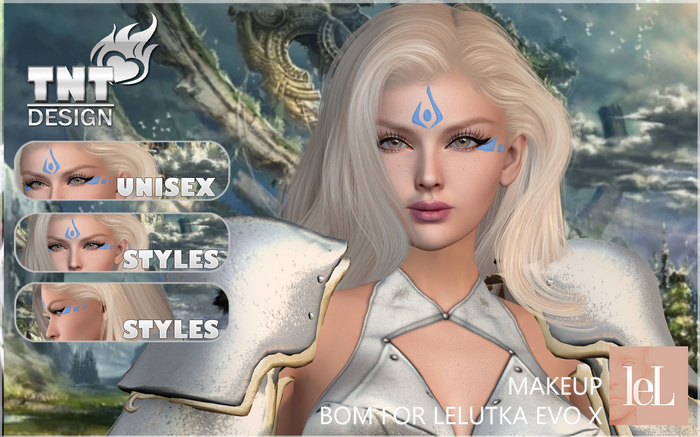 Second Life Marketplace - -TNT- Makeup Face Paint Elf Princess War ...
